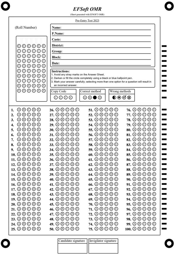 OMR Sheet Checking Software in Pakistan - OMR Sheet checking Software